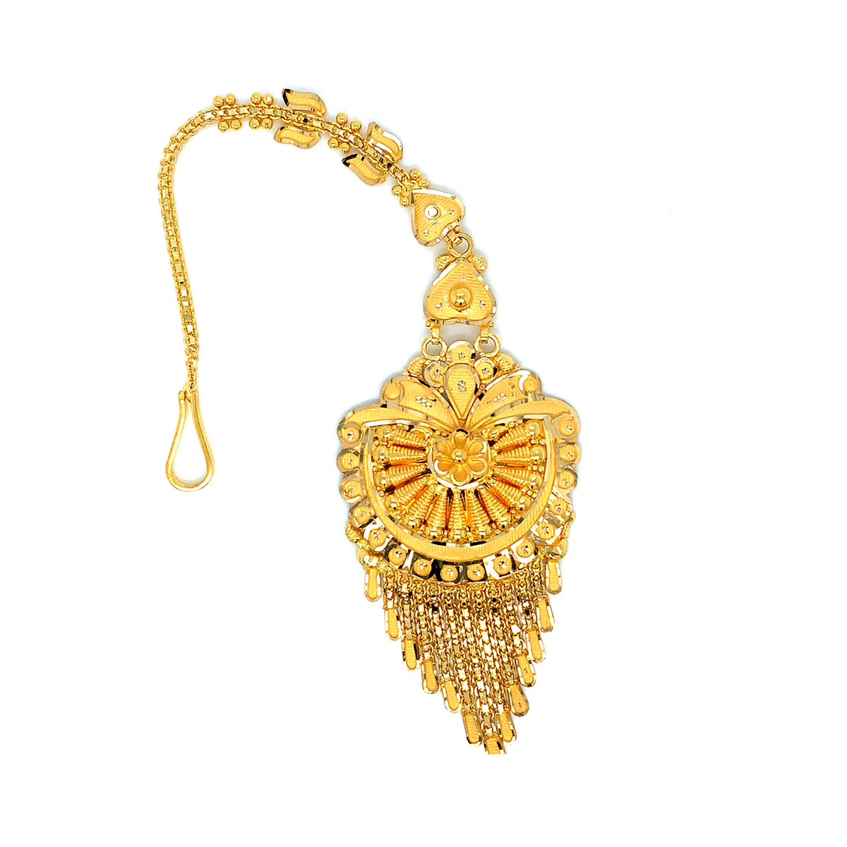 22K YG Women Mangtika-1pc – RB Diamond Jewellers